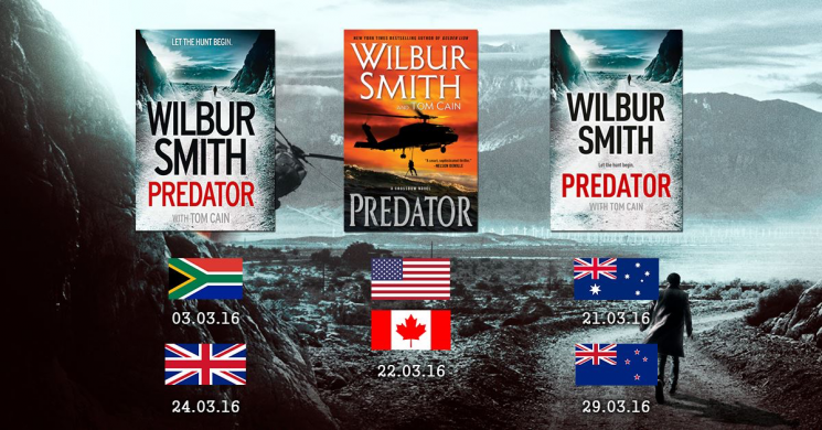 PREDATOR BY WILBUR SMITH IS NUMBER ONE IN THE UK, AUSTRALIA AND SOUTH ...